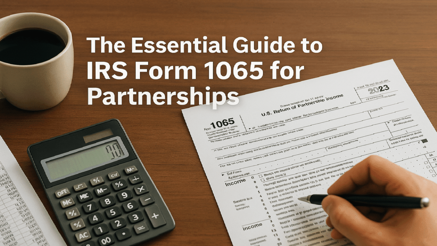 The Essential Guide to IRS Form 1065 for Partnerships | Financebrisk